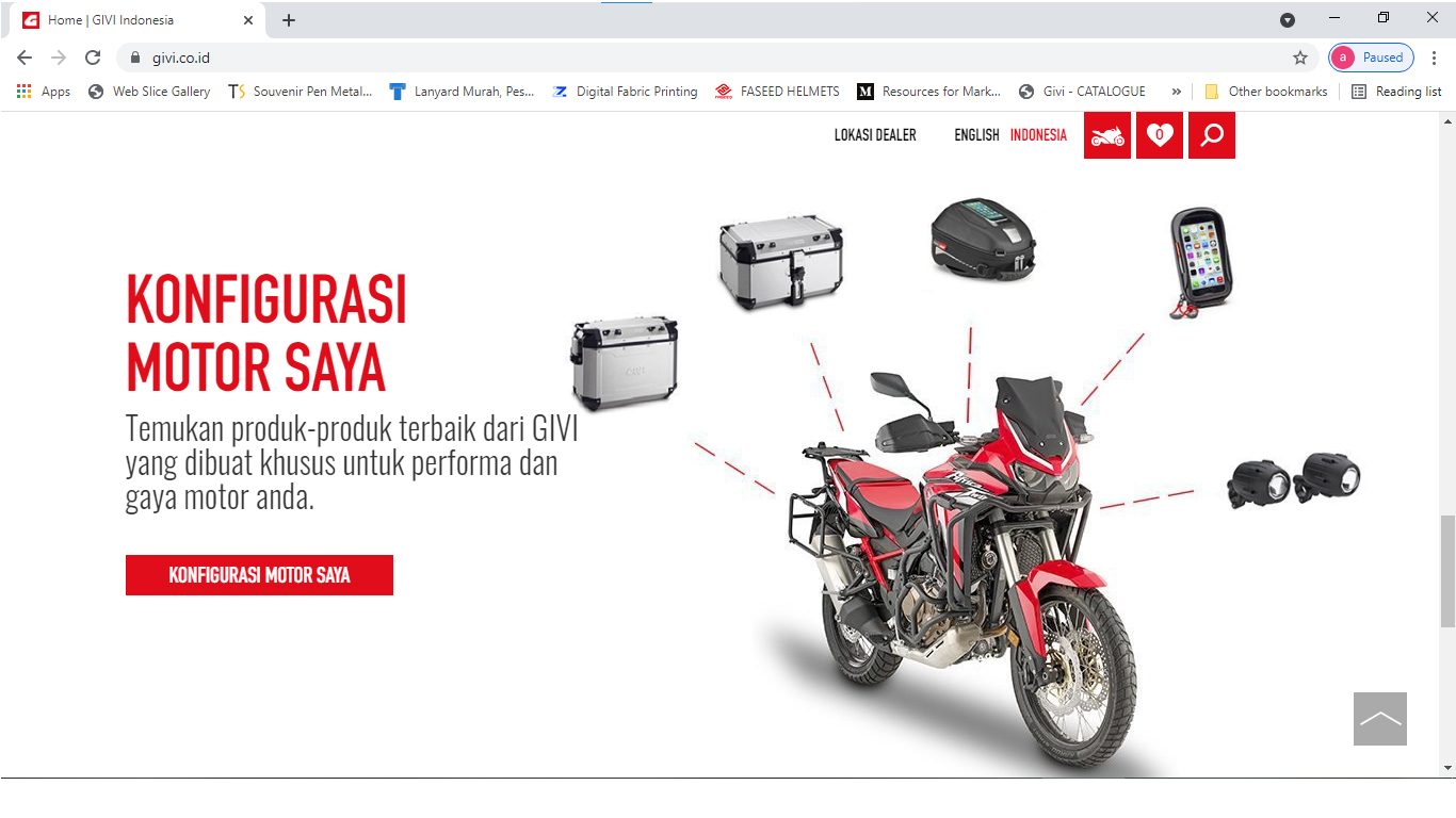Givi Indonesia Website Reborn | GIVI Indonesia